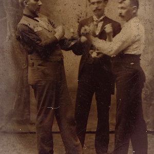 1880’s Men Boxing Tintype Photograph - Etsy