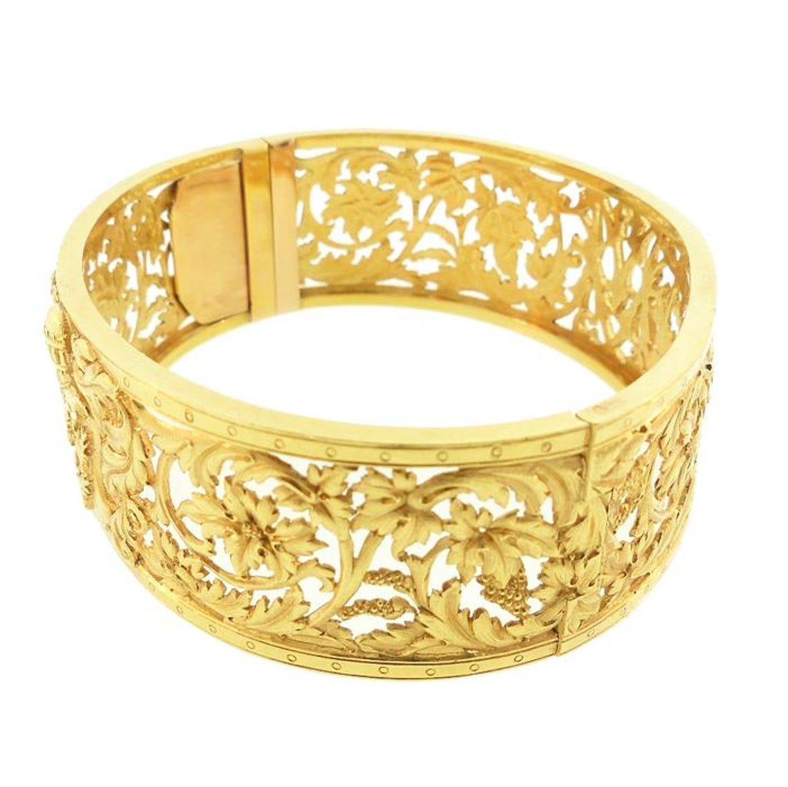 Henri Vever 18K Gold Bangle Bracelet for Dukes of Devonshire Family - Etsy