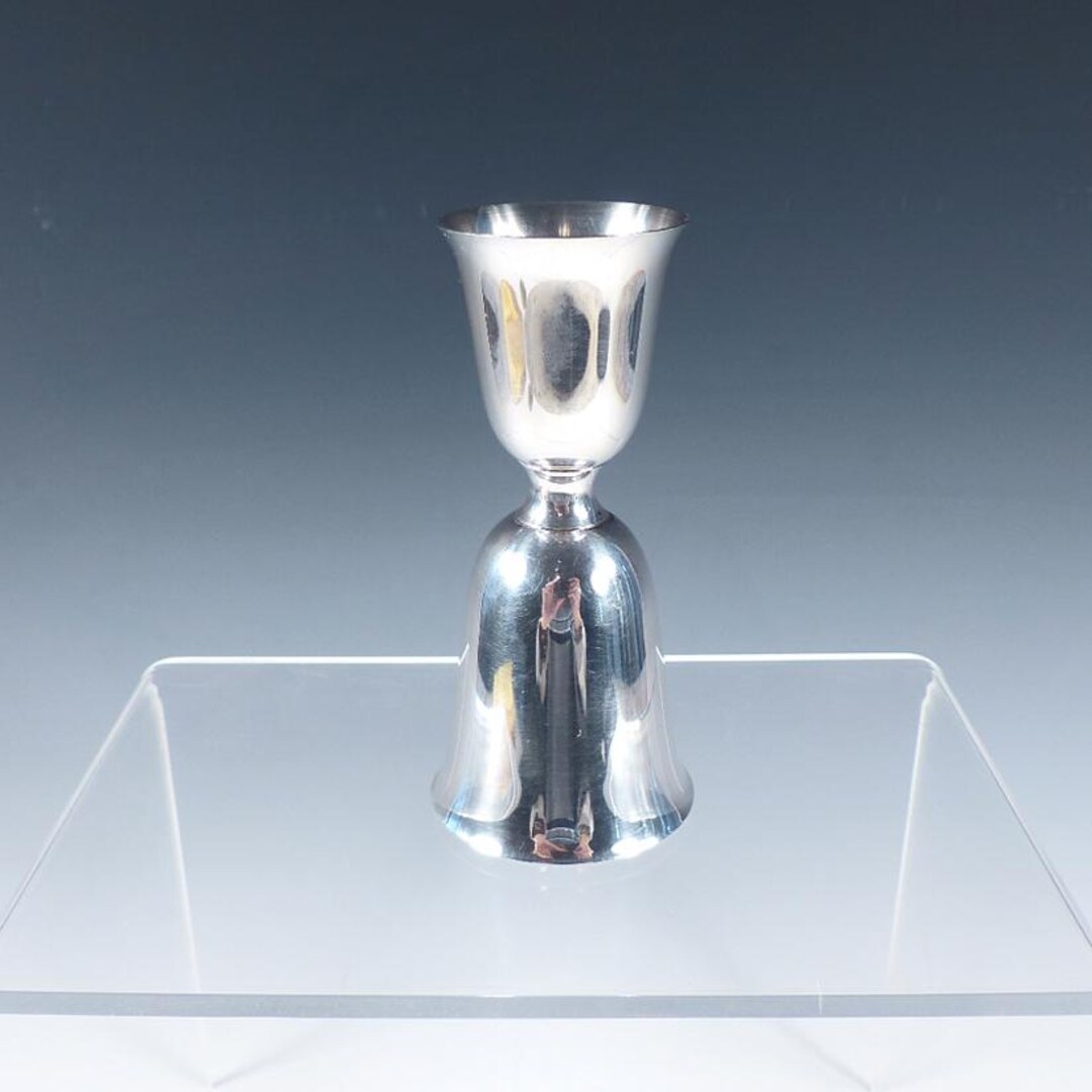 Mid-century Sterling Silver Double Bell Jigger by Web - Etsy