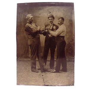 1880’s Men Boxing Tintype Photograph - Etsy