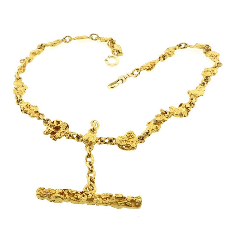Gold Nugget Chain - Etsy