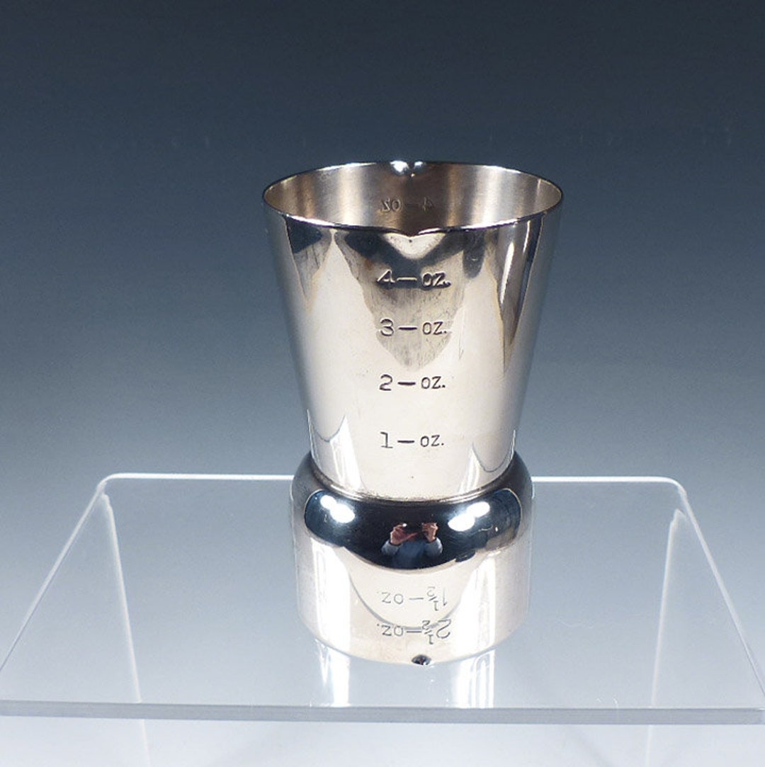 Napier Art Deco Silver Plate Double Jigger - Etsy