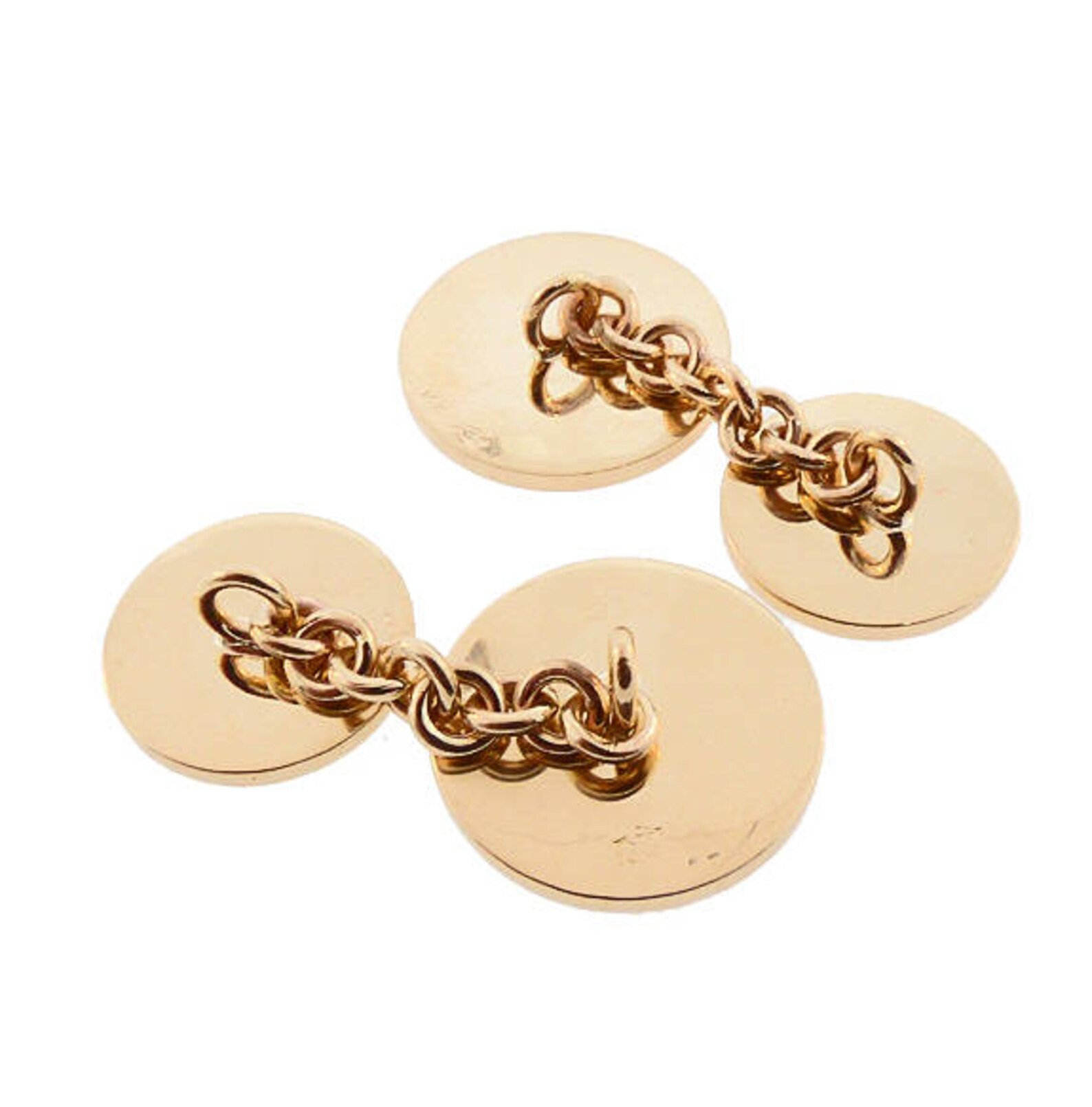 Art Deco Engine-turned Engraved 14K Gold Sailing Cufflinks - Etsy