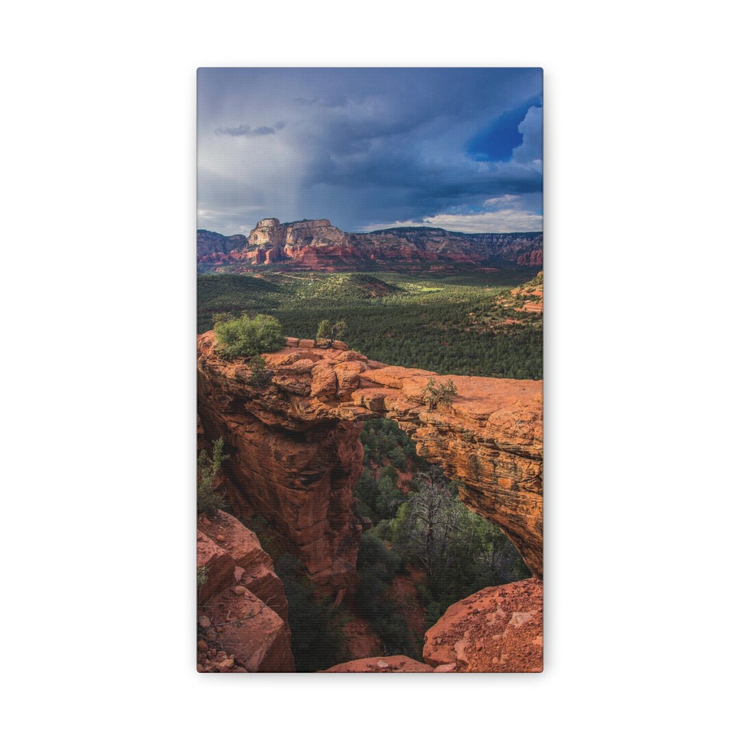 Red Rock Bridge in Sedona Arizona During a Thunderstorm on - Etsy