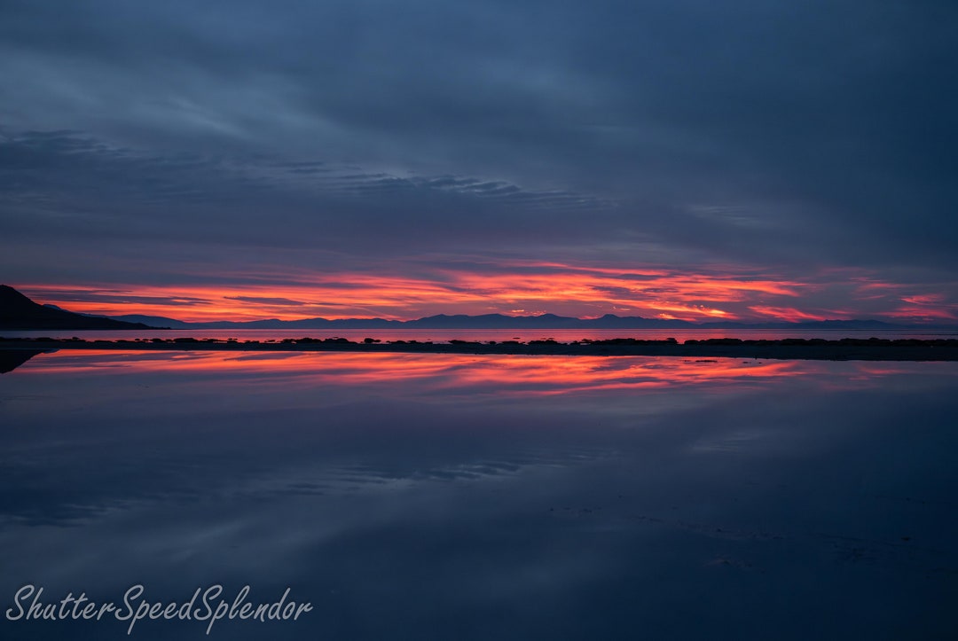 Salt Lake City Landscape Print, Great Salt Lake Landscape Photography ...