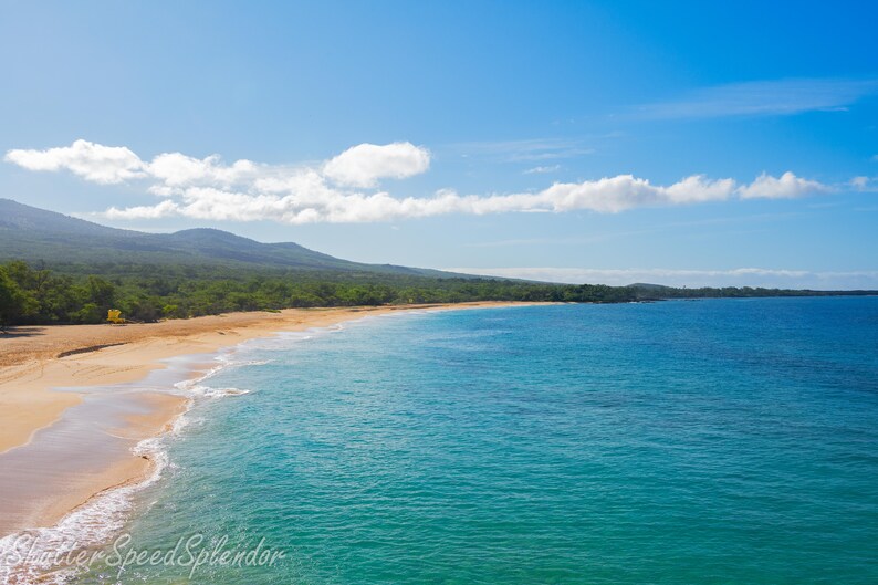 Big Beach, Makena State Park, Hawaiian Islands, Maui Beaches, Blue ...