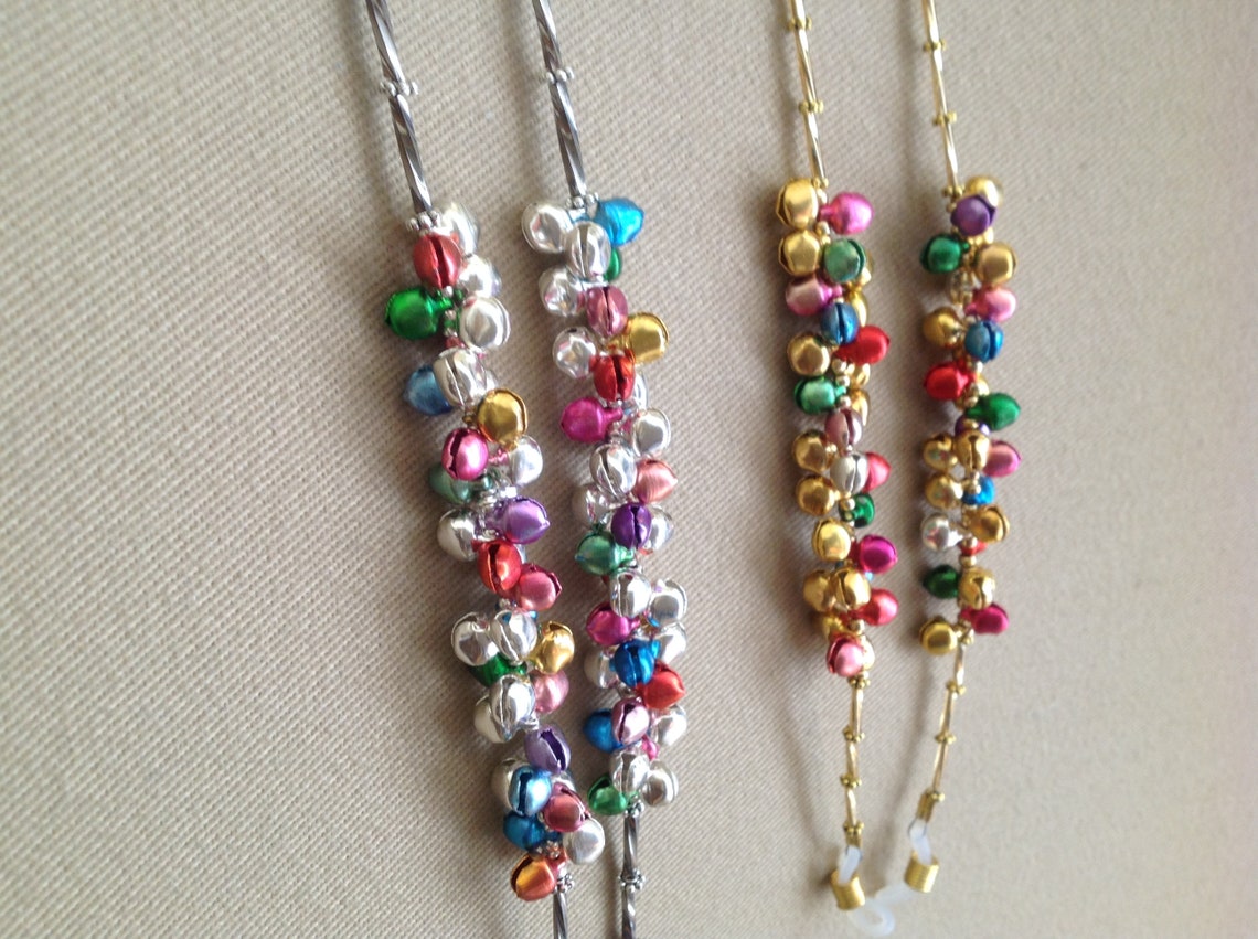 Jingle Bells Eyeglass Chain - Etsy