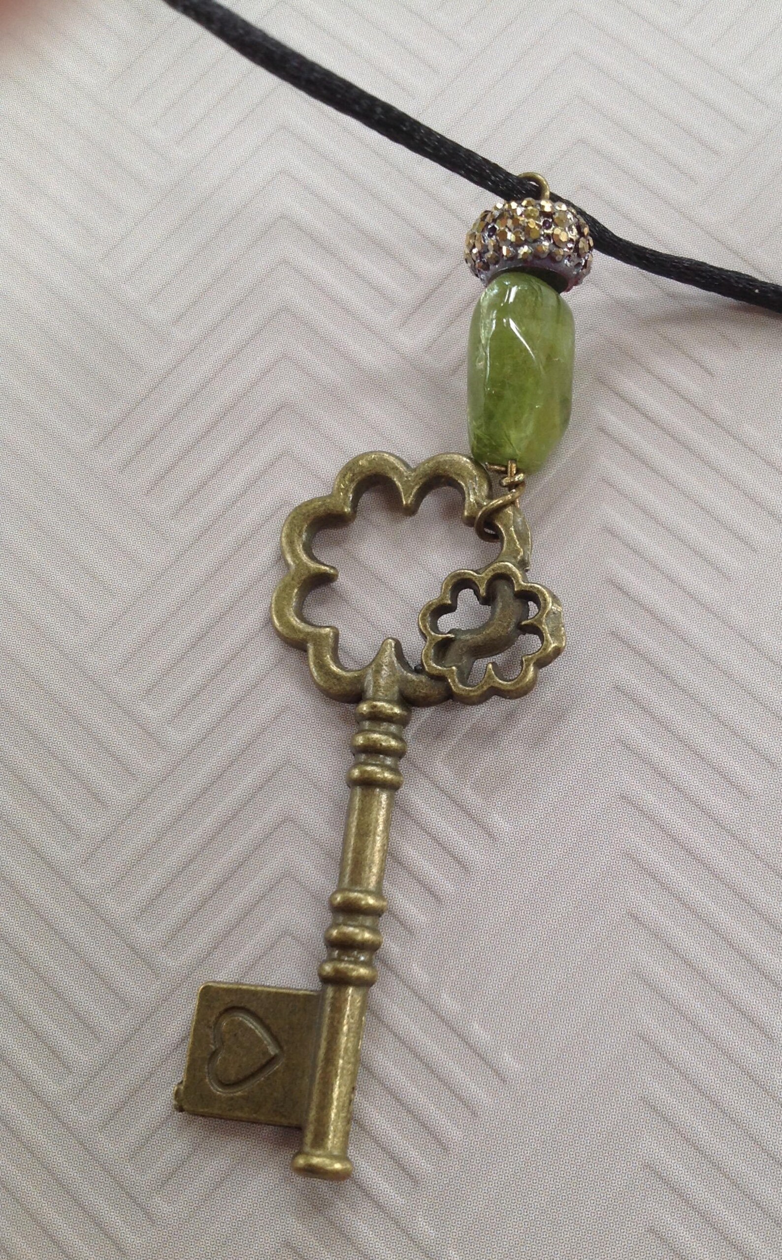 Lucky Key Pendant Necklace - Etsy