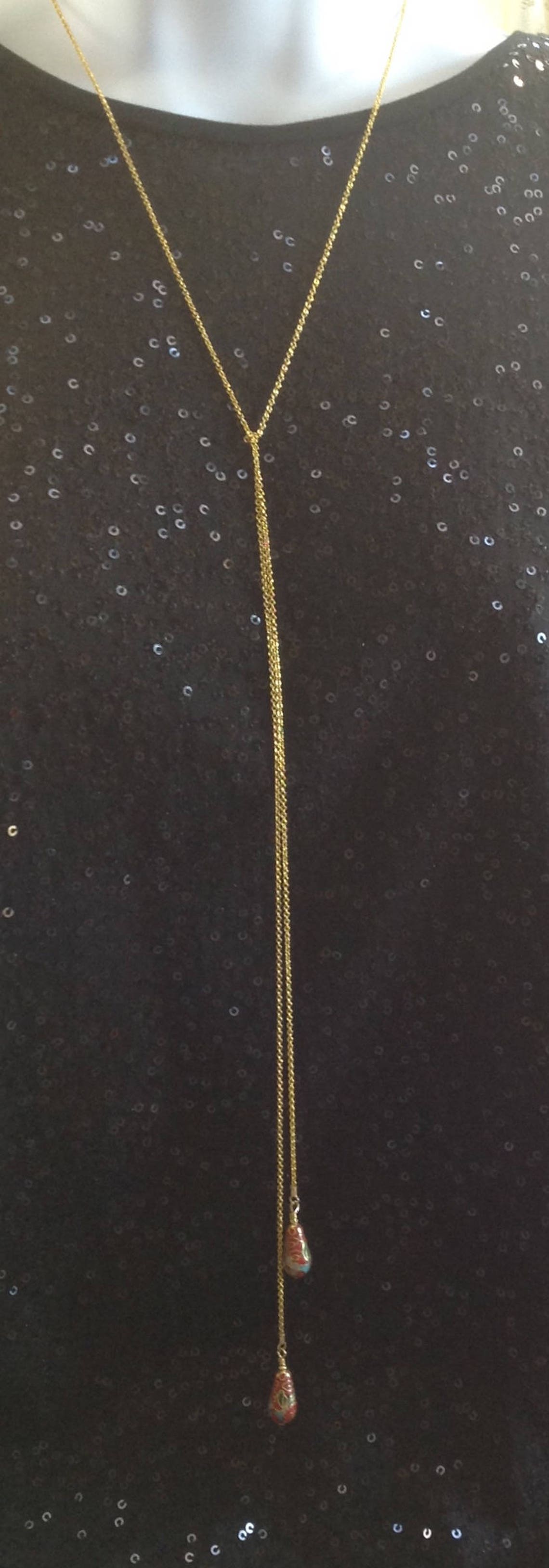 Fold Over Necklace - Etsy