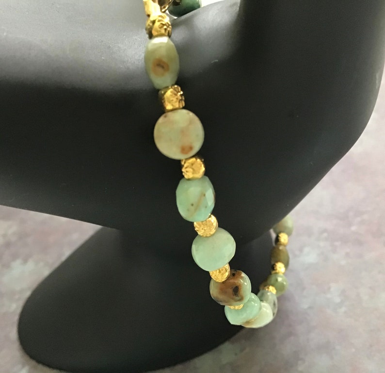 Green Turquoise Bracelet - Etsy