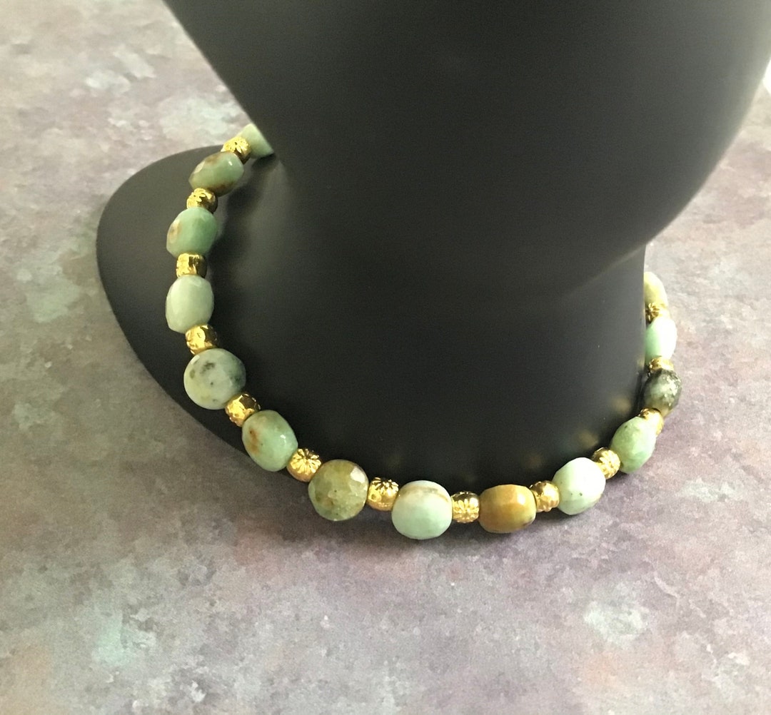 Green Turquoise Bracelet - Etsy