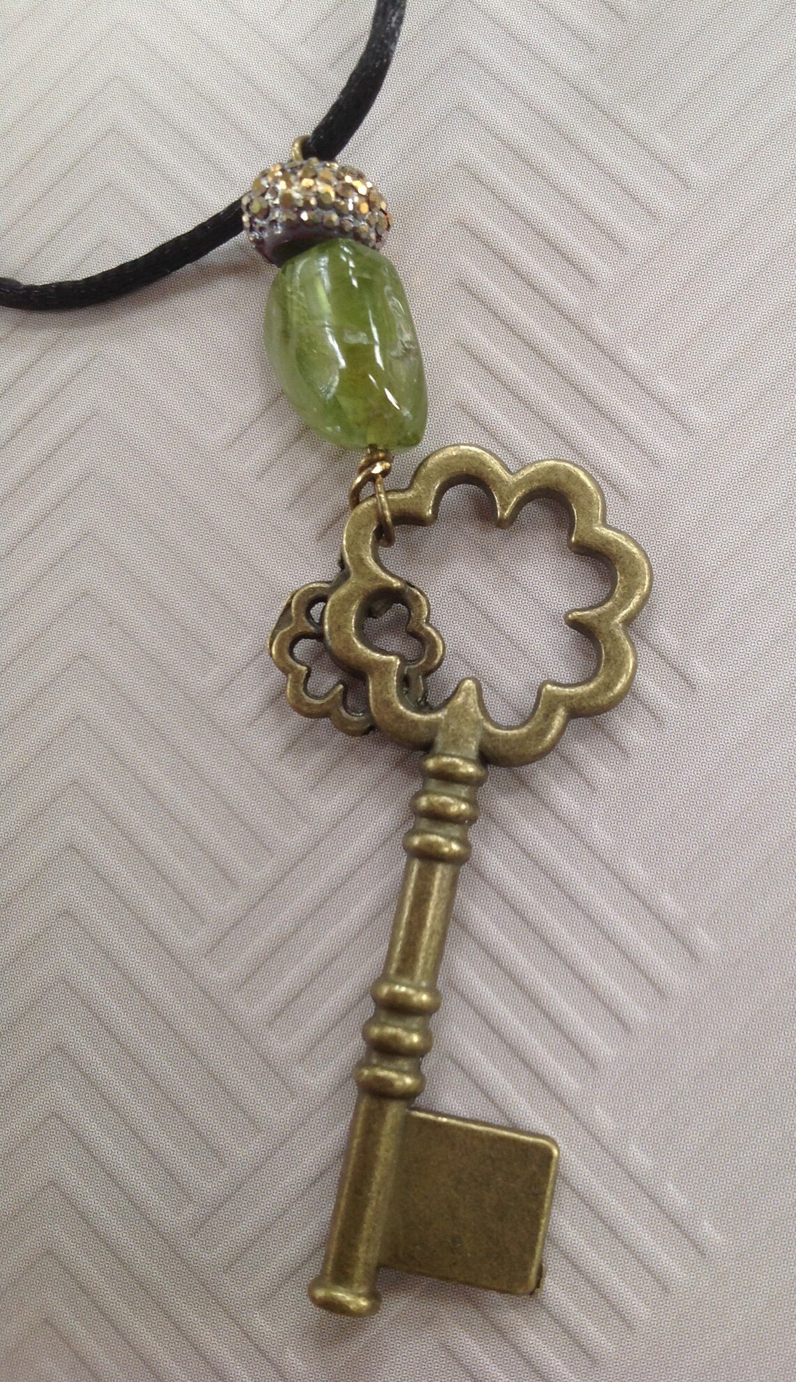 Lucky Key Pendant Necklace - Etsy