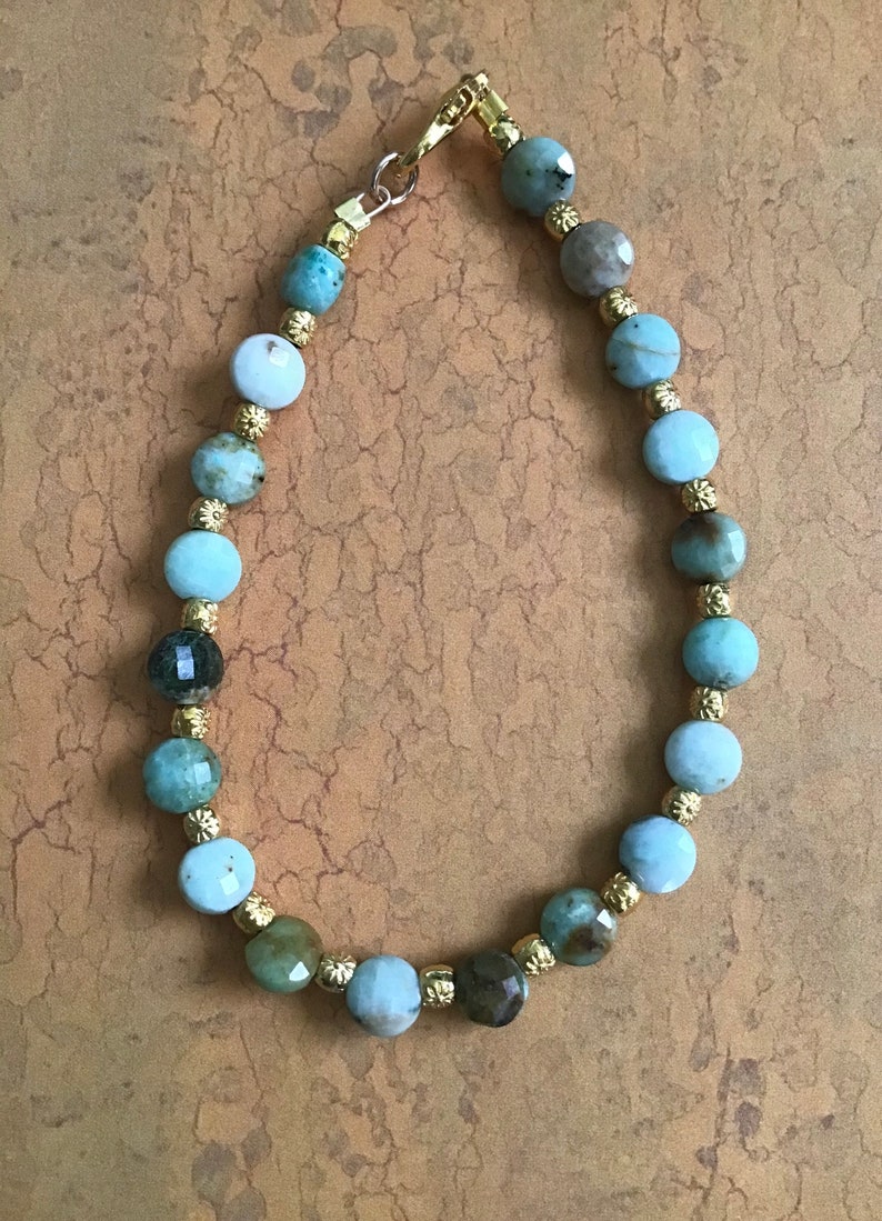 Green Turquoise Bracelet - Etsy