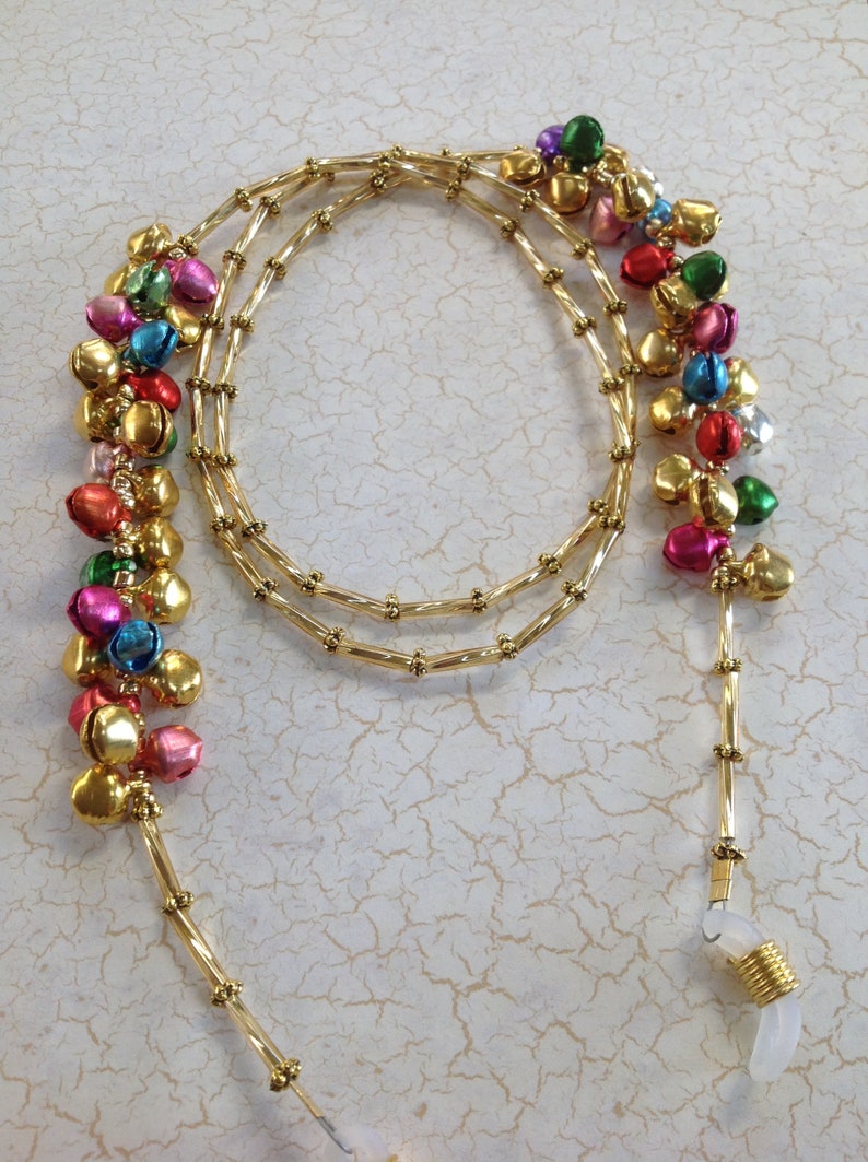 Jingle Bells Eyeglass Chain - Etsy