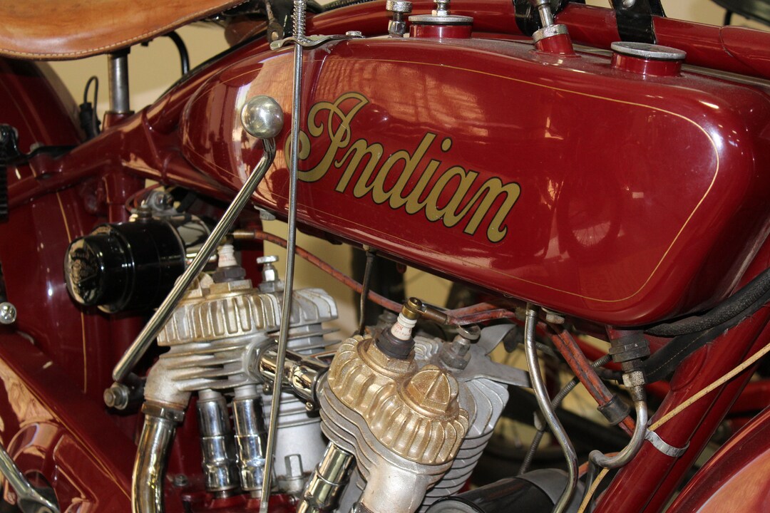 Vintage Indian Motorcycle - Etsy