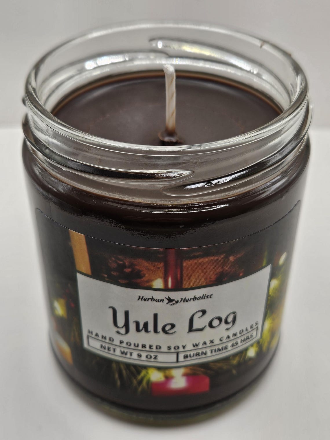 Yule Log Holiday Hand Poured Soy Wax Candle - Etsy