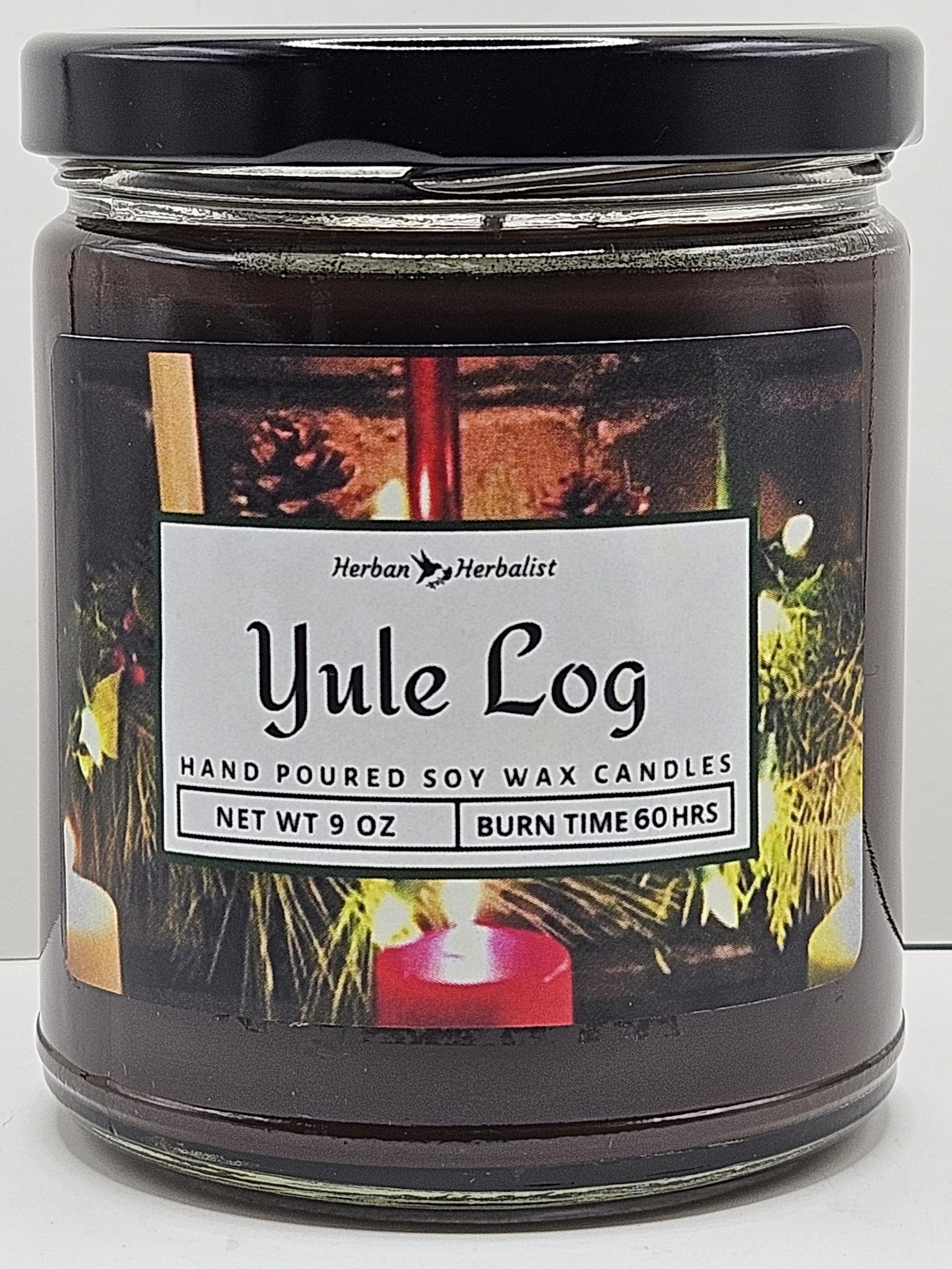 Yule Log Holiday Hand Poured Soy Wax Candle - Etsy