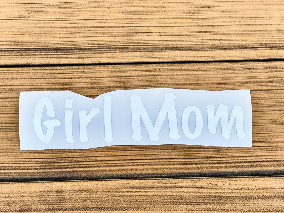Mom of Girl Vinyl Sticker Decal - Etsy