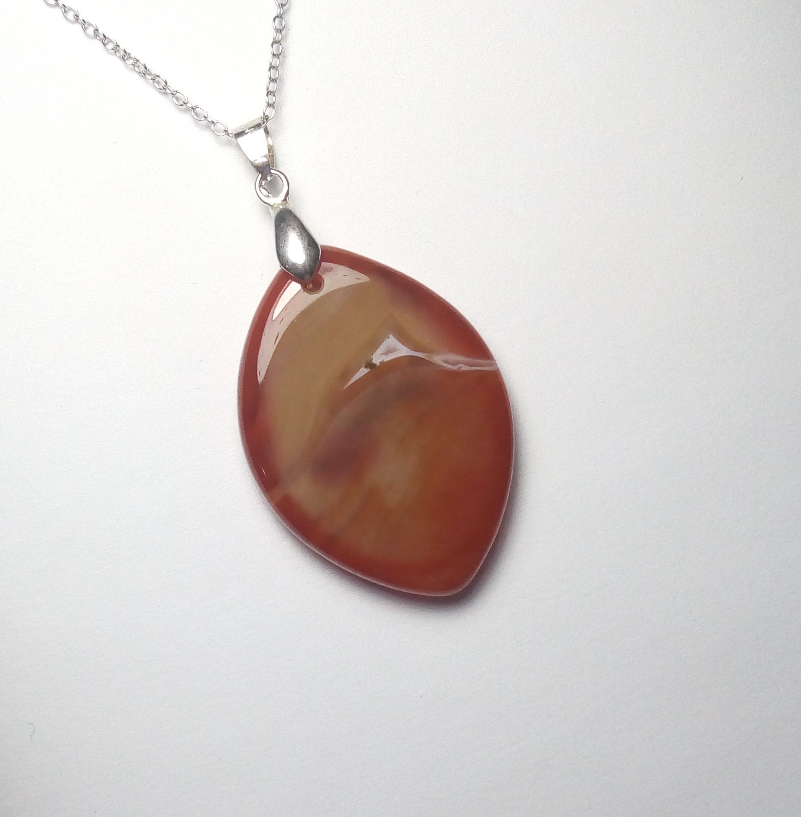 High Quality Natural Marquise Red Agate Gemstone Pendant - Etsy