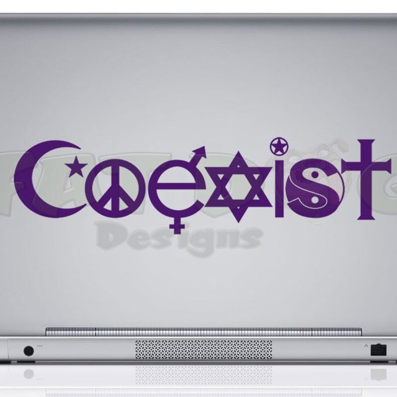 Coexist Bumper Stickers - Etsy