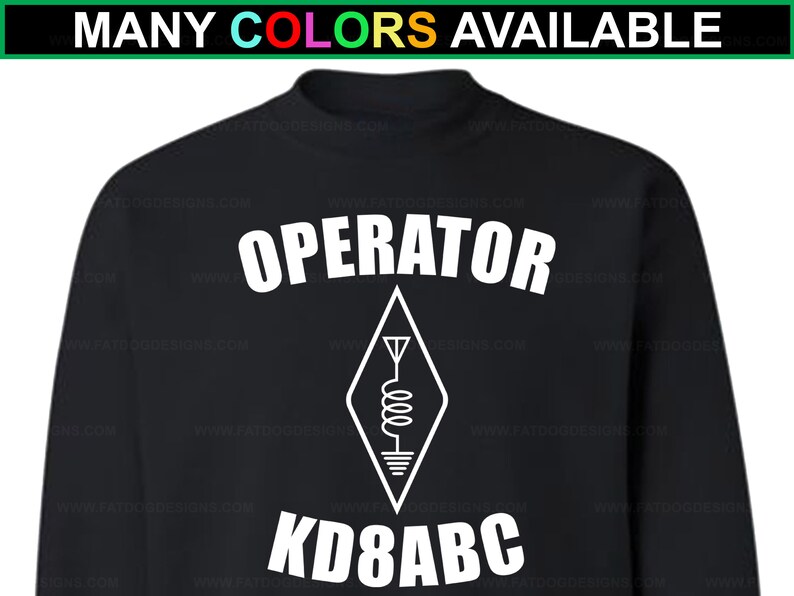 Ham Radio Amateur Radio Operator Antenna Custom Call Sign - Etsy