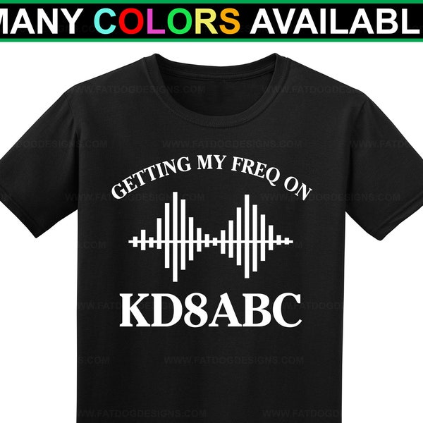 Ham Radio Call Sign Shirt - Etsy