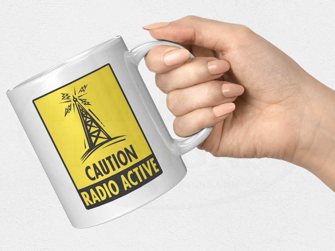 Ham Radio Radio Active on 11 Oz Custom Mug Amateur Radio - Etsy