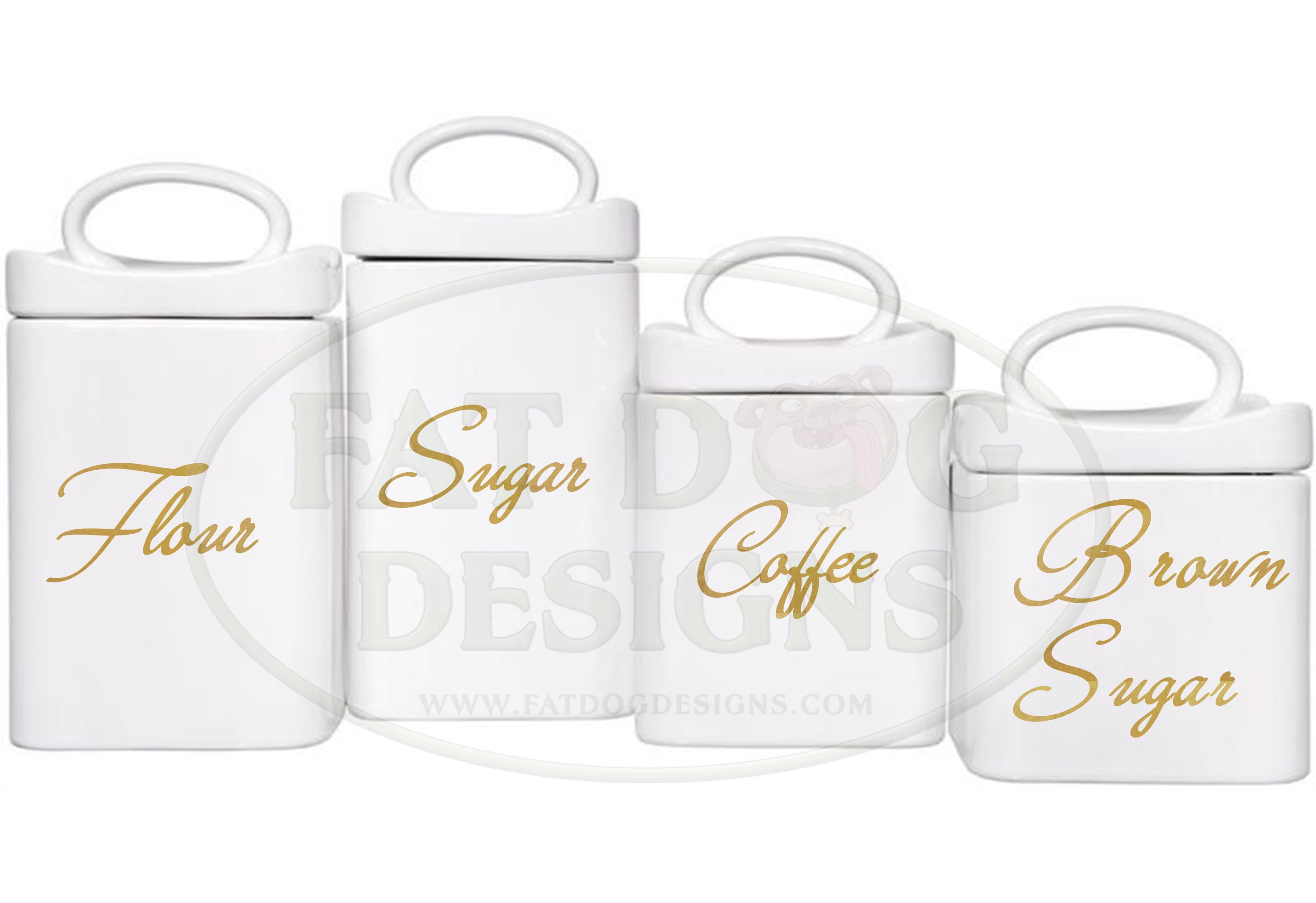 Farmhouse Canister Decals Canister Label Pantry Labels - Etsy