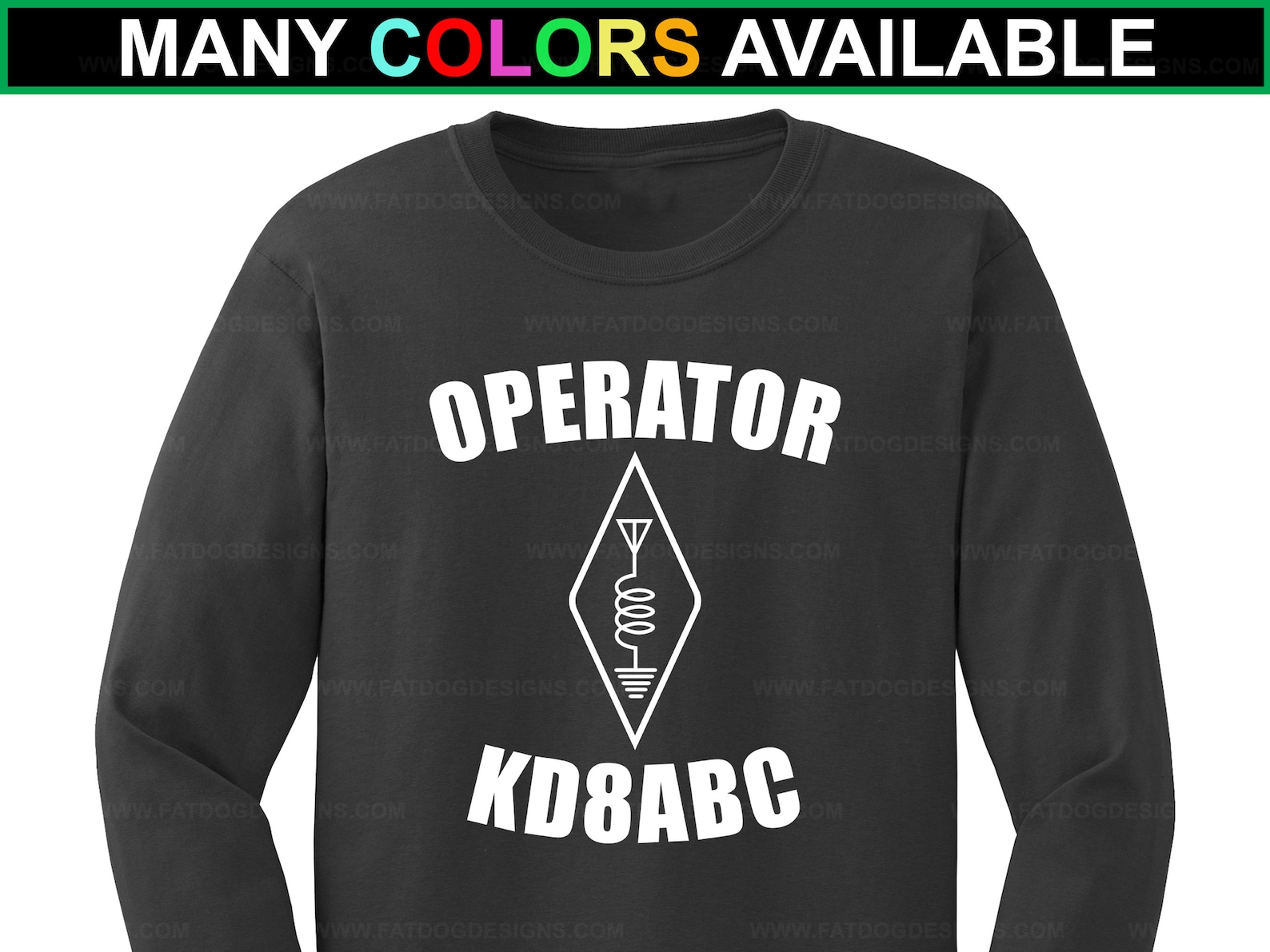 Ham Radio Amateur Radio Custom Call Sign Operator Antenna - Etsy