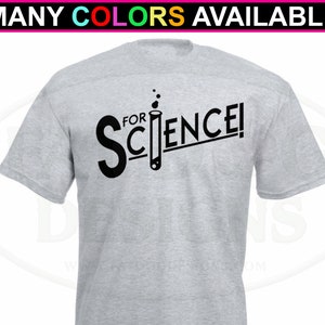 For Science! Custom Short-sleeve T-shirt (S-5XL) STEM Shirt, Science ...