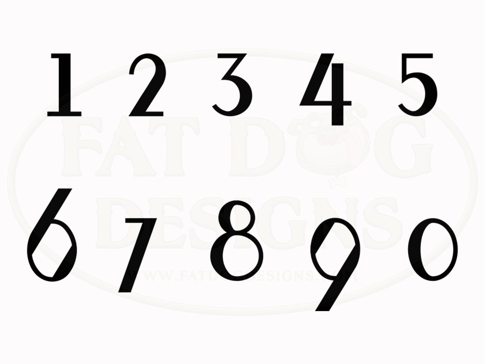 Mailbox Address Number Stickers (up to 5 Numbers) Custom Vinyl Decal ...