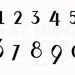 Mailbox Address Number Stickers up to 5 Numbers Custom Vinyl Decal ...