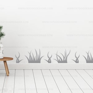 Grass Custom Vinyl Wall Decal - Set of Grass Patchs, Kids Room Decal ...