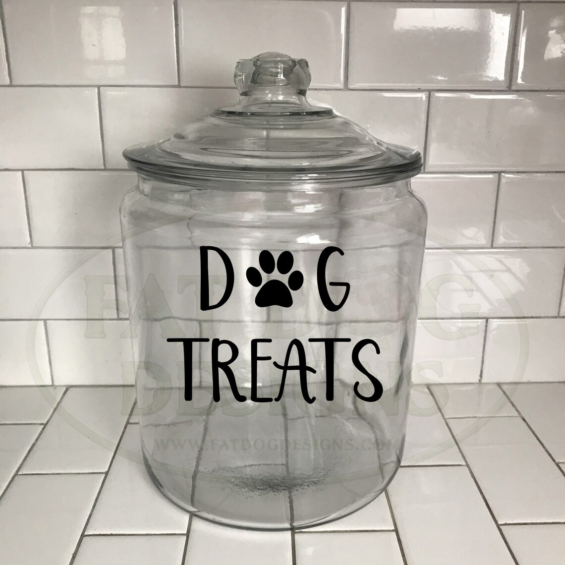 Dog Treat Jar Label Custom Vinyl Decal Dog Snack Dog Cookie | Etsy
