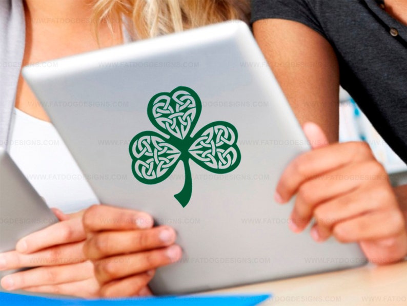 Celtic Knot Shamrock Custom Vinyl Decal Car Decal Wall - Etsy