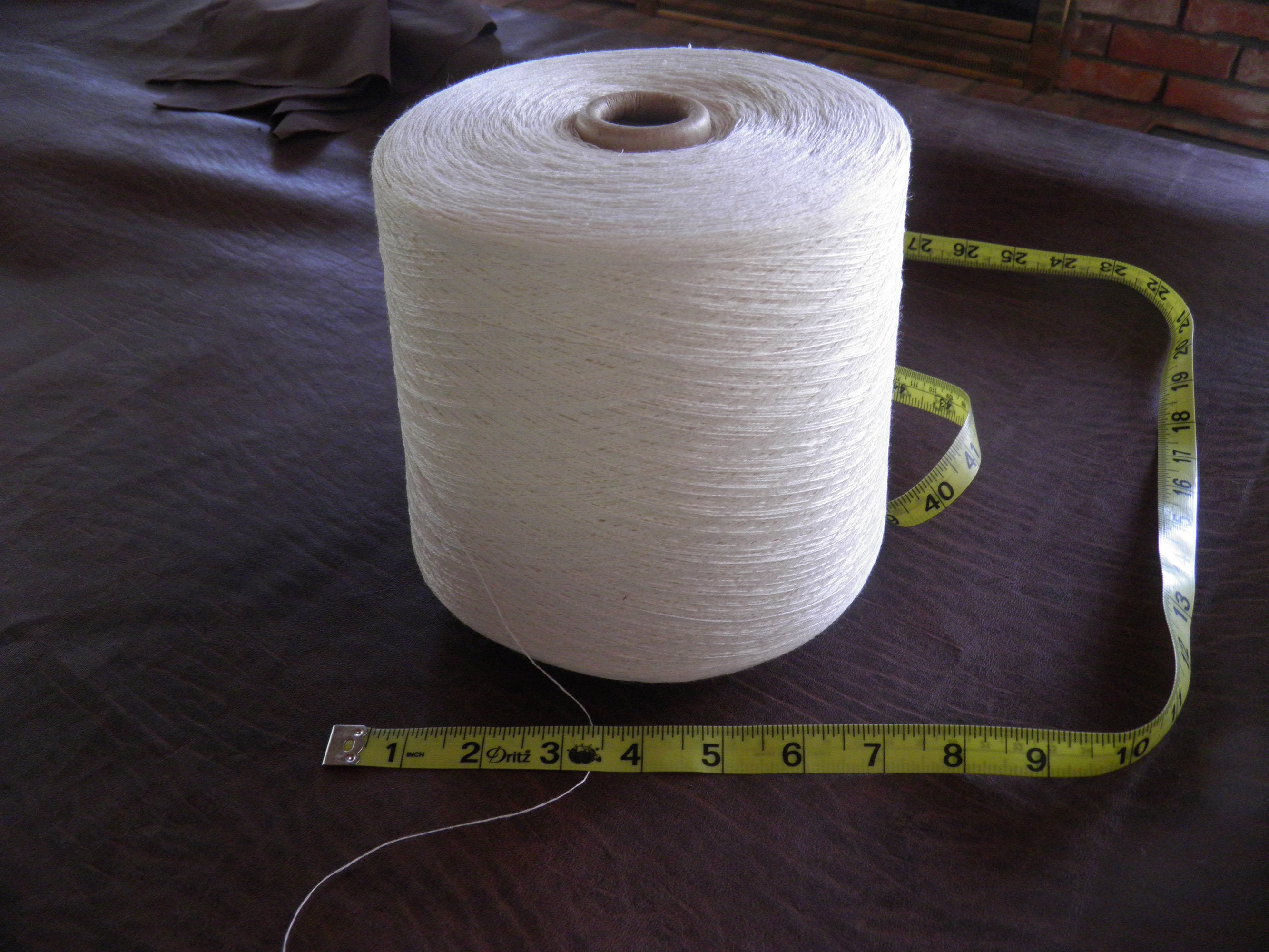 Natural 2-ply Linen Yarn Cone 2lb 13oz Weaving Tatting Lace - Etsy