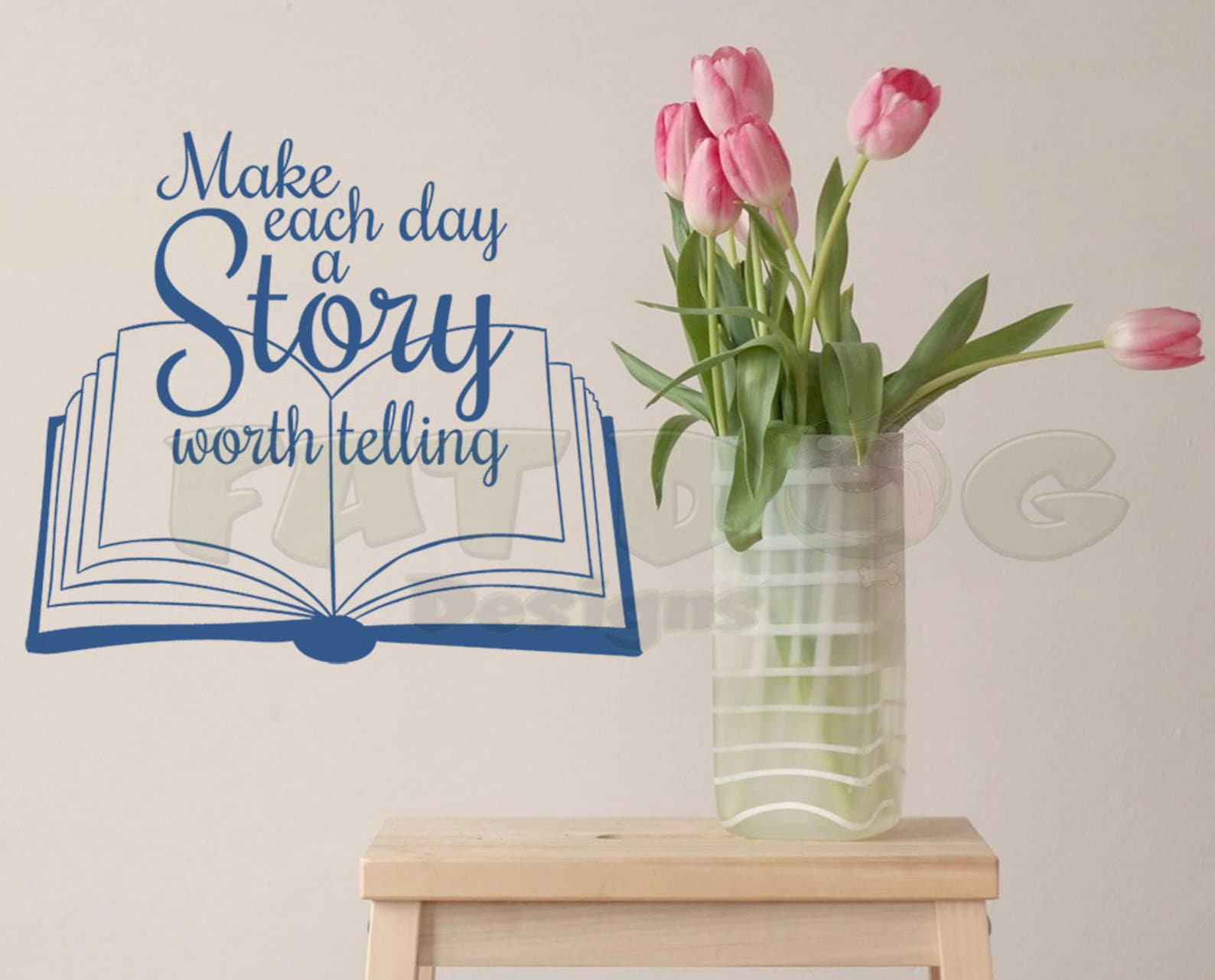 Make Each Day a Story Worth Telling Removable Vinyl Decal - Etsy