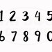 Mailbox Address Number Stickers up to 5 Numbers Custom Vinyl Decal ...