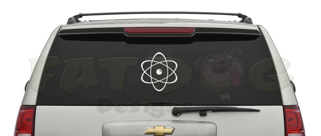 Atom Science Removable Vinyl Decal for Classroom Lab Car | Etsy