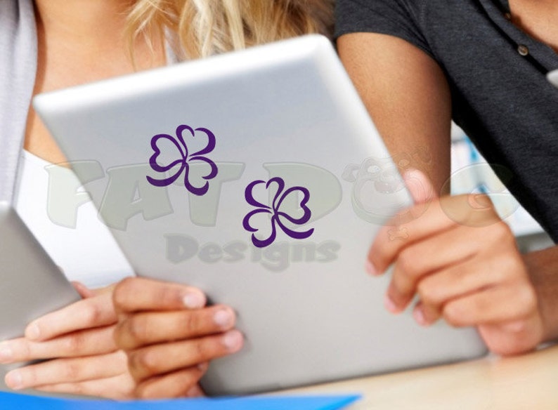 Shamrock Custom Vinyl Decals two Decals Car Decal Wall - Etsy