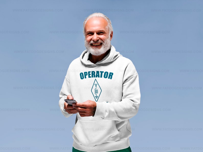 Ham Radio Amateur Radio Custom Call Sign Hooded Sweatshirt (hoodie)(s ...