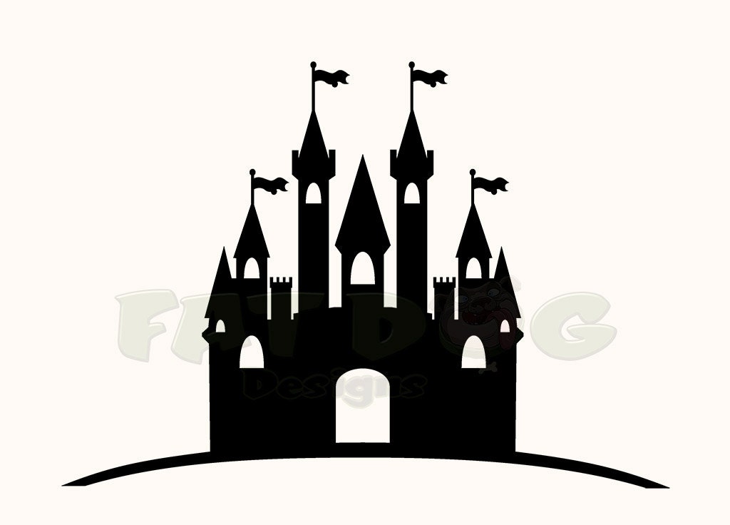 Princess Castle Removable Vinyl Decal Room Decor Castle - Etsy