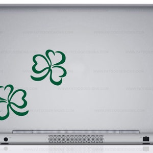 Shamrock Custom Vinyl Decals (two Decals) - Car Decal, Wall Decal ...