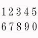 Mailbox Address Number (up to 5 Numbers) Custom Vinyl Decal - Street ...