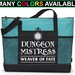 Dungeon Mistress D20 Custom Zippered Tote Bag D&D, Dnd, Roleplaying ...