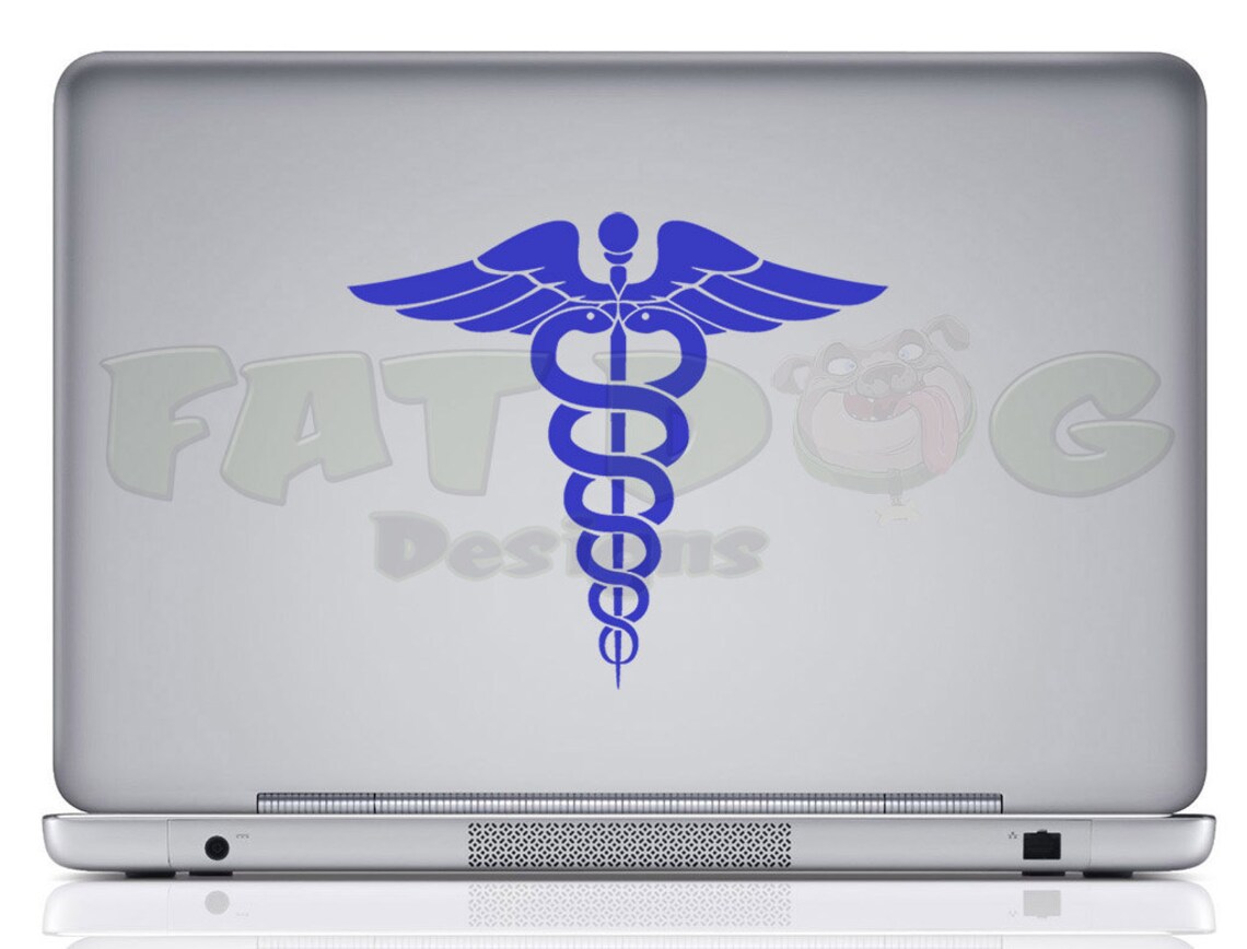 Caduceus Custom Vinyl Decal Medical Professional Nurse - Etsy