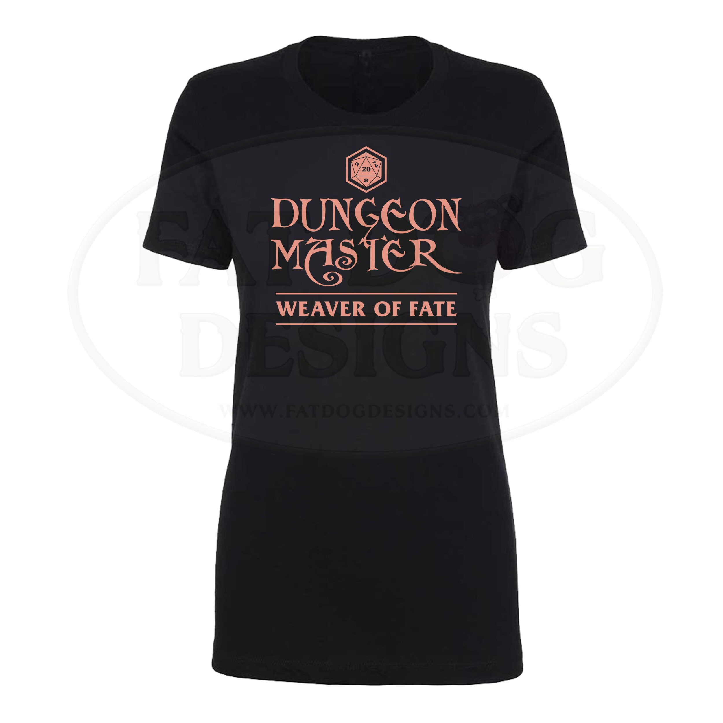 Dungeon Master D20 Custom Ladies Fitted Tee XS 2XL Gamer | Etsy