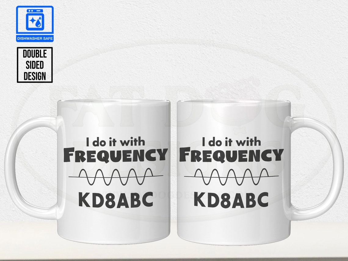 Ham Radio Amateur Radio Custom Call Sign Do It With Frequency - Etsy