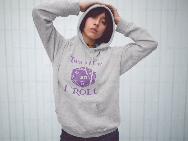 This is How I Roll Hoodie ( S-5XL) Gamer Gift, D&D Hoodie, RPG Hoodie ...