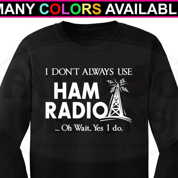 Custom Ham Radio T Shirt - Etsy